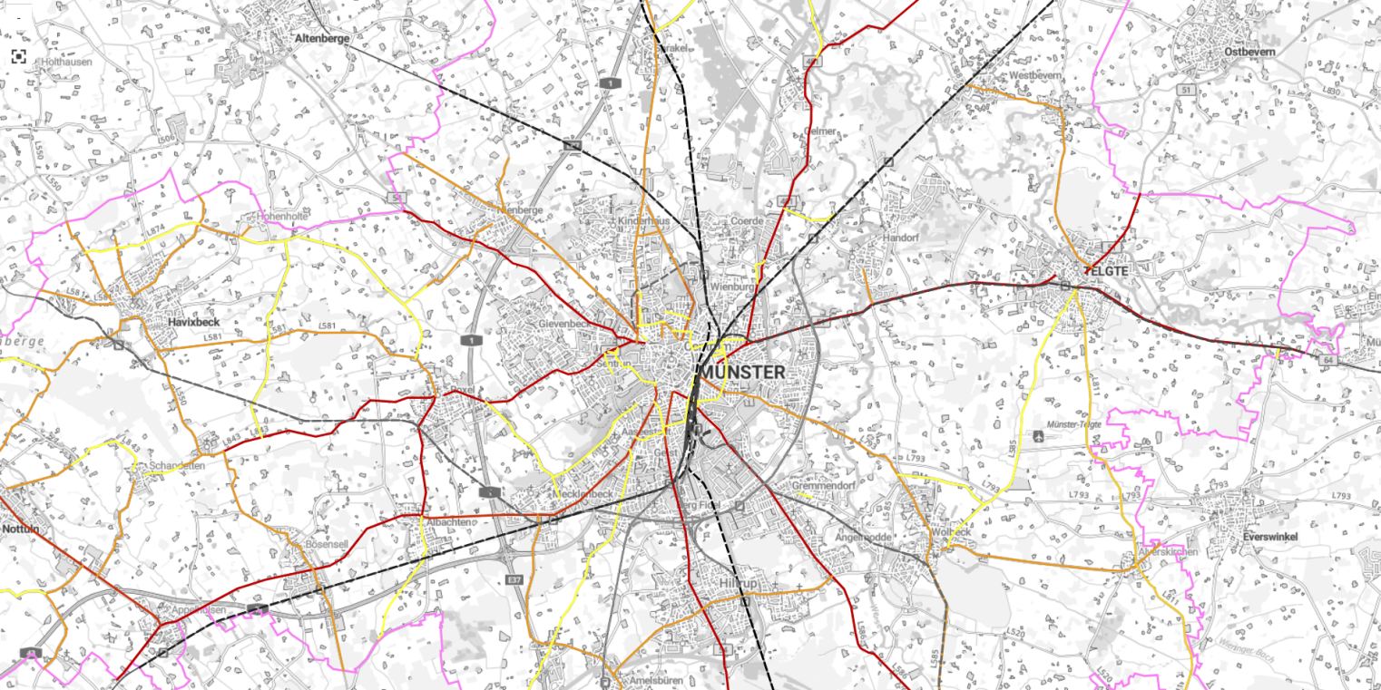 Atlas Warendorf und Münster