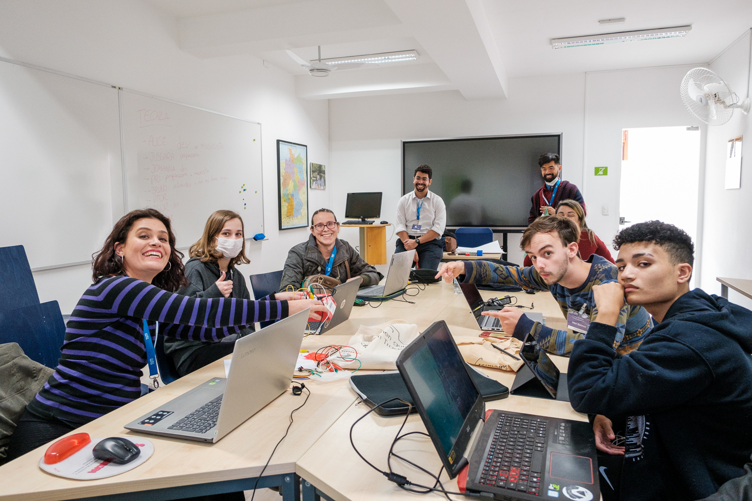 Kreativen Ideen und kollegiale Zusammenarbeit auf Erstem Deutsch-Brasilianisches EdTech Hackathon