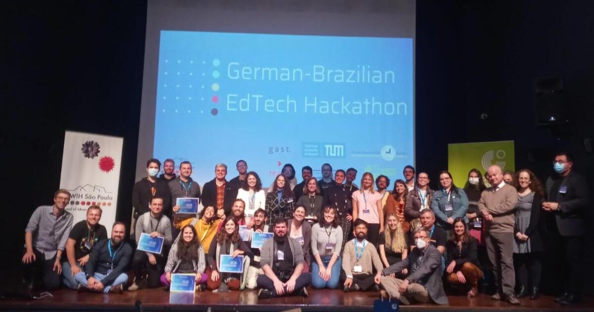 Kreativen Ideen und kollegiale Zusammenarbeit auf Erstem Deutsch-Brasilianisches EdTech Hackathon
