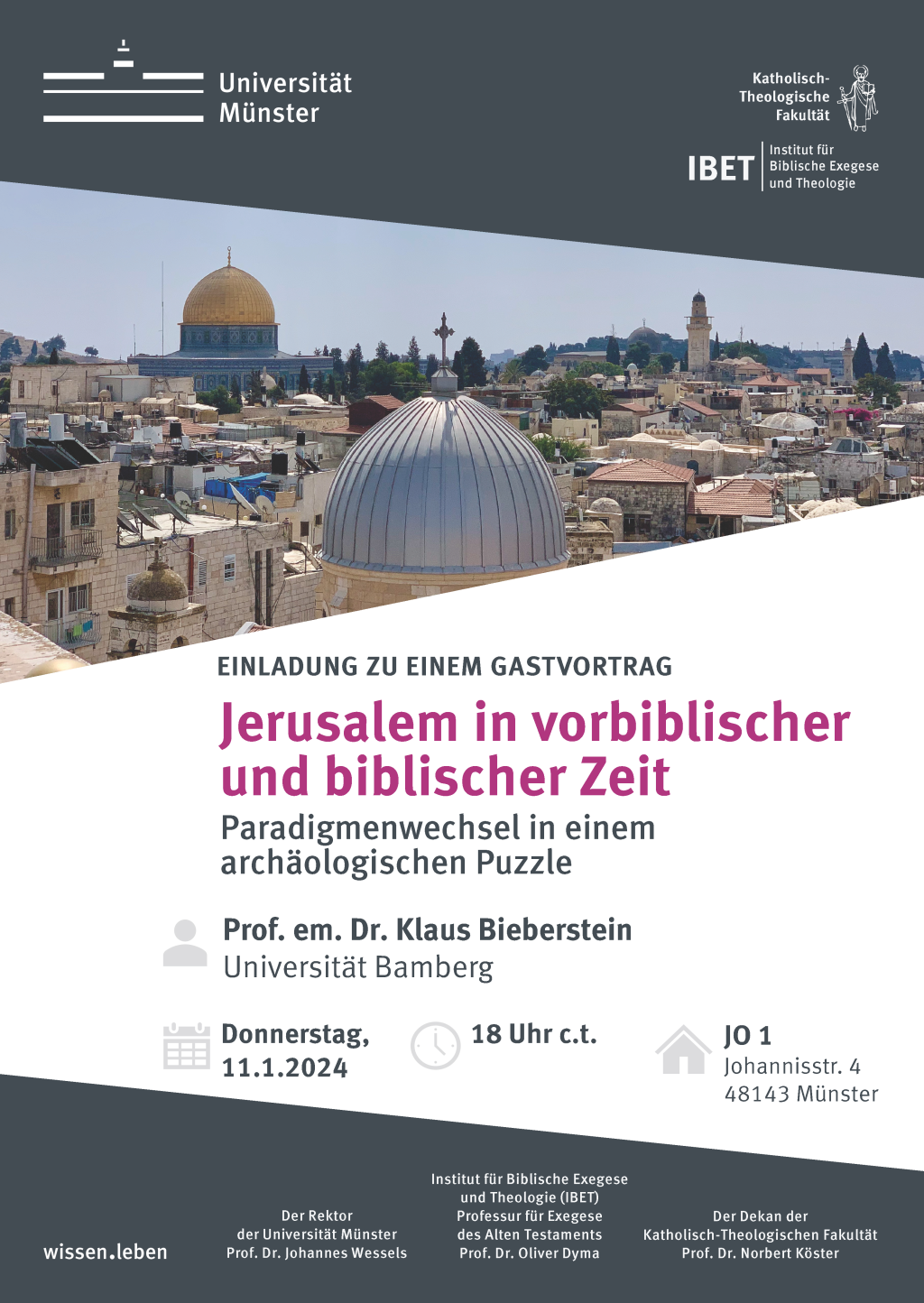 Universität Münster > Fachbereich 2 > Institut für Biblische Exegese und Theologie (IBET ...