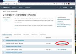 VMWare Horizon Client - Installation und Ersteinrichtung