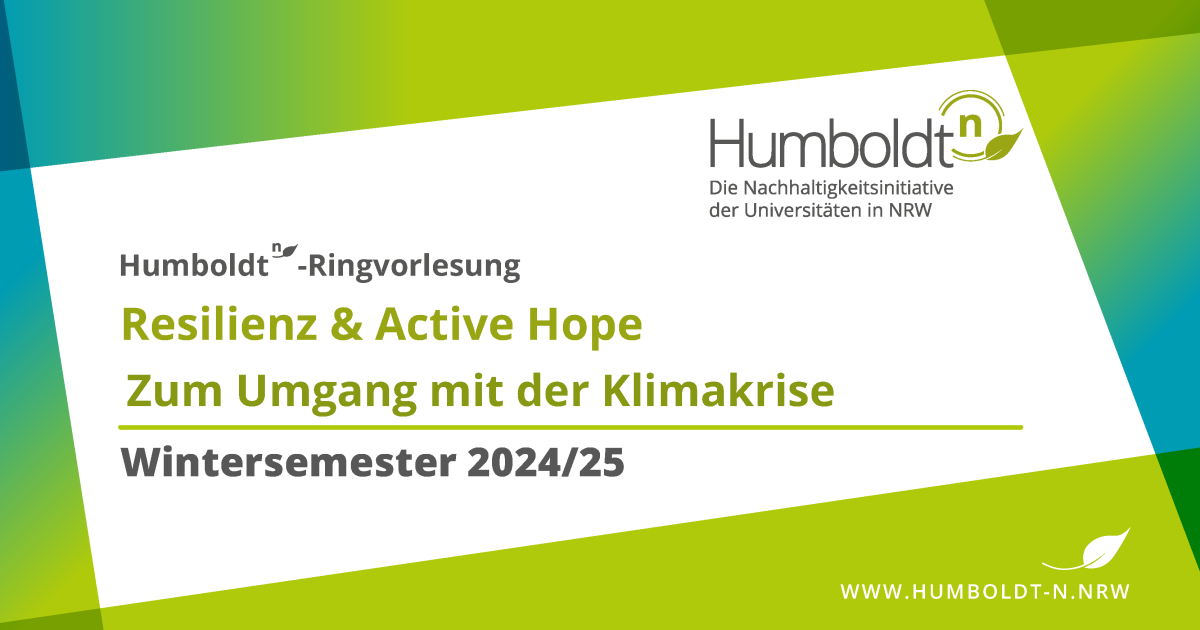 ZIN - Ringvorlesung „Resilienz & Active Hope: Zum Umgang mit der Klimakrise“
