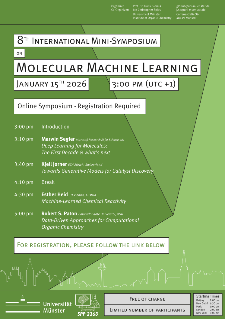 Symposium Molecular Machine Learning (MML)