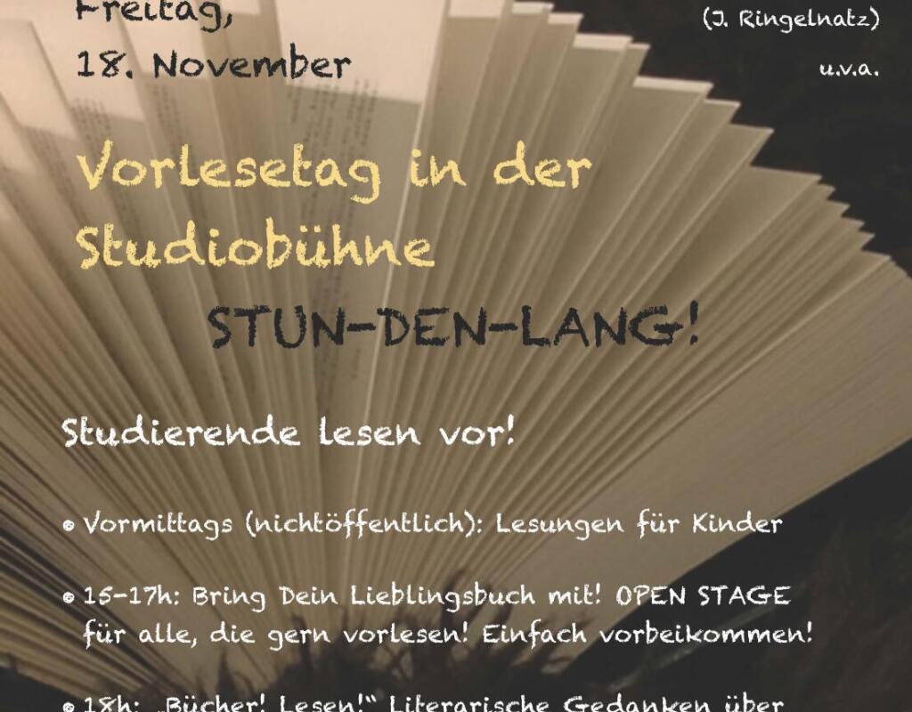 Fachbereich 09 Philologie - [11.11.2022] Bundesweiter Vorlesetag am 18 ...