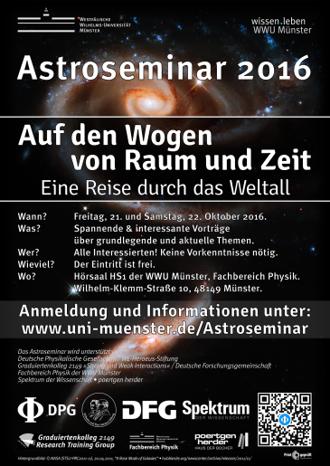 Astroseminar - Redner 2016