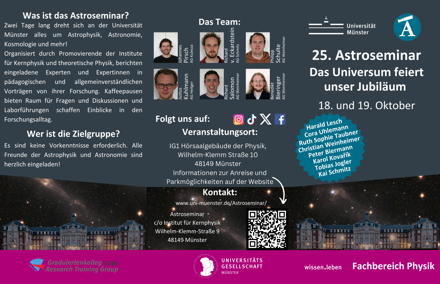 Astroseminar - Programm