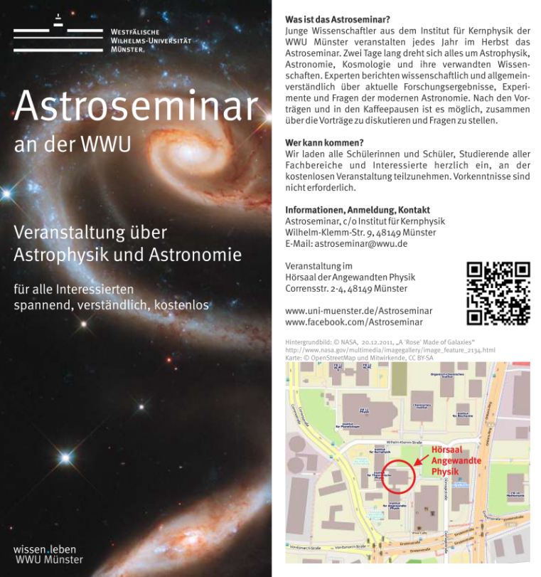 Astroseminar - Werbematerial