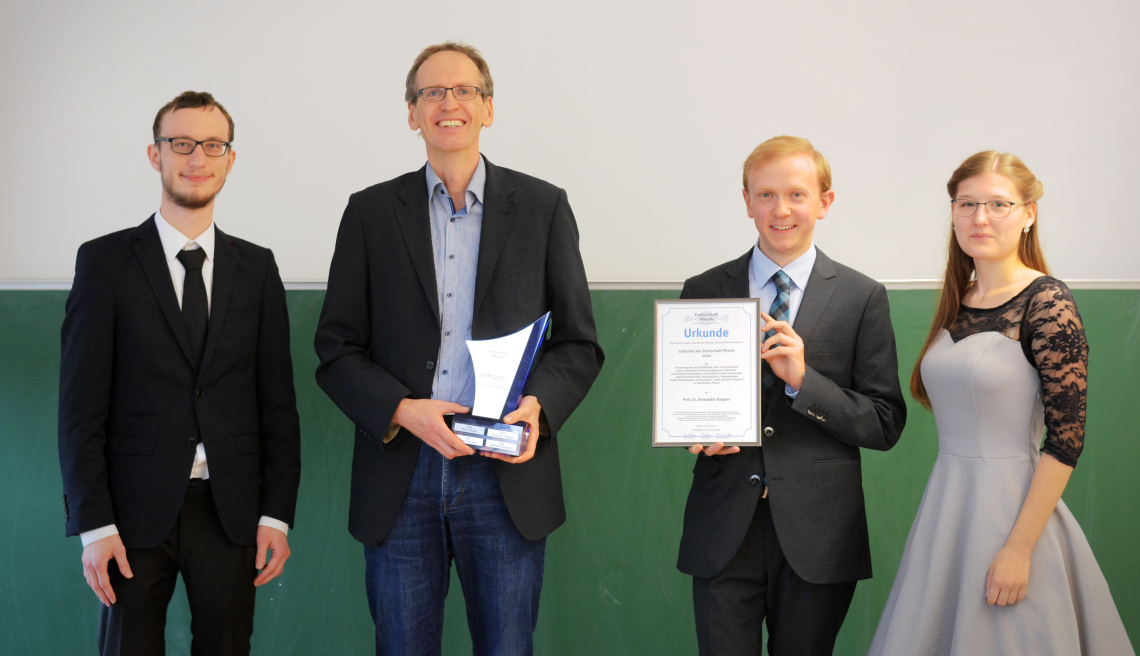 Lehrpreis der Fachschaft Physik: Preisträger 2020 | News – Fachschaft ...