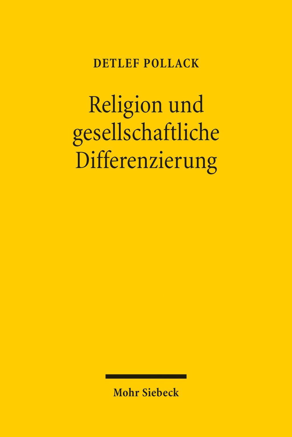 Universität Münster > Religion & Politics > News Buch Pollack ...