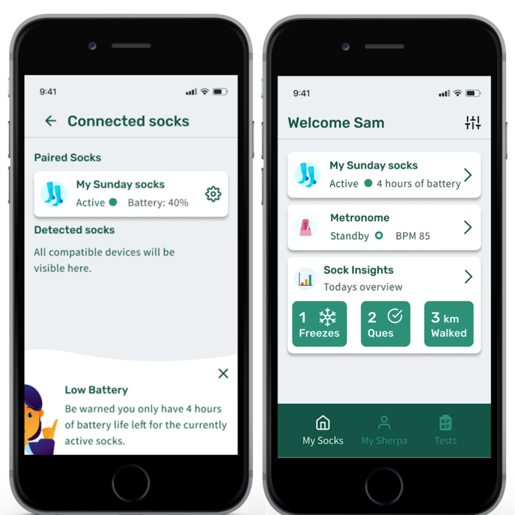 Sherpa: Einblicke in die App / Inzichten in de app