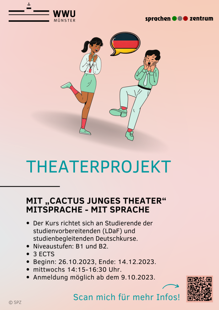 German courses taking place during the semester