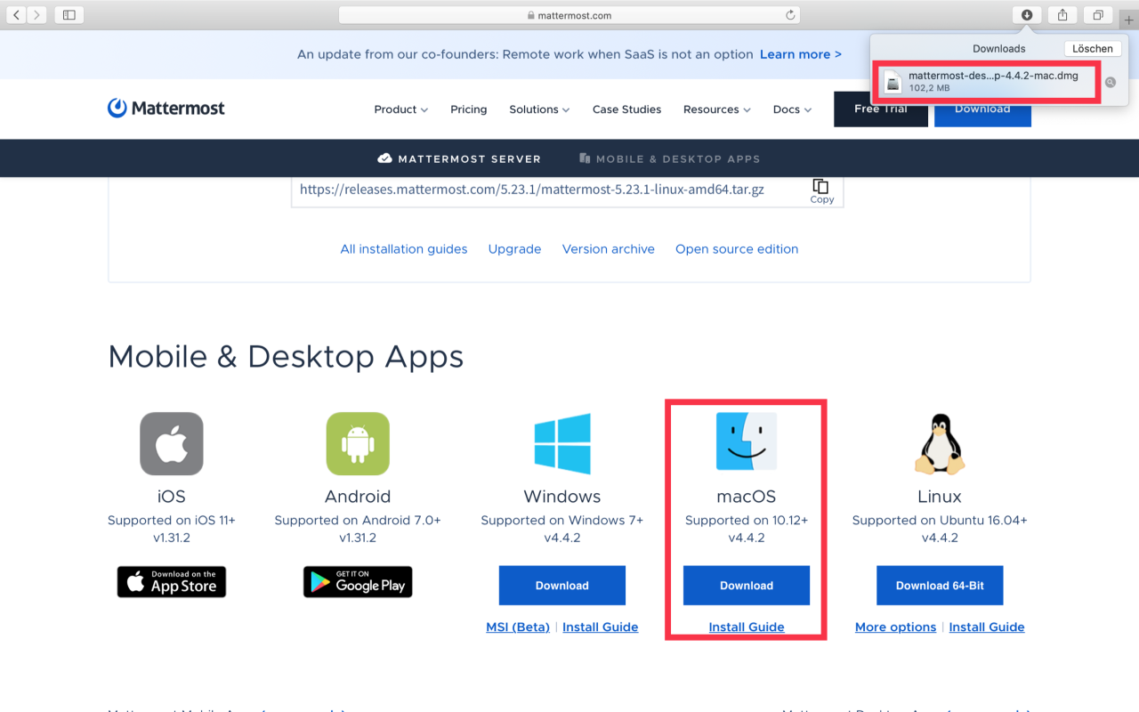 CIT - Mattermost macOS