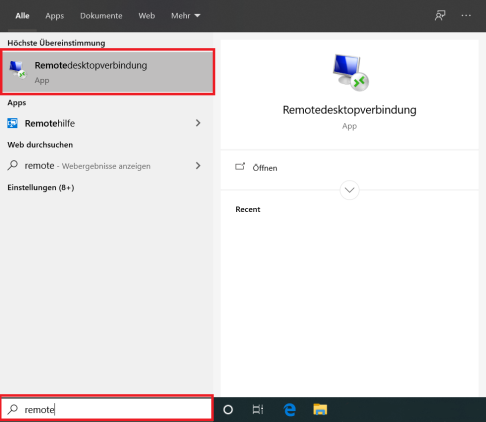 CIT - Remote-Desktop Windows 10