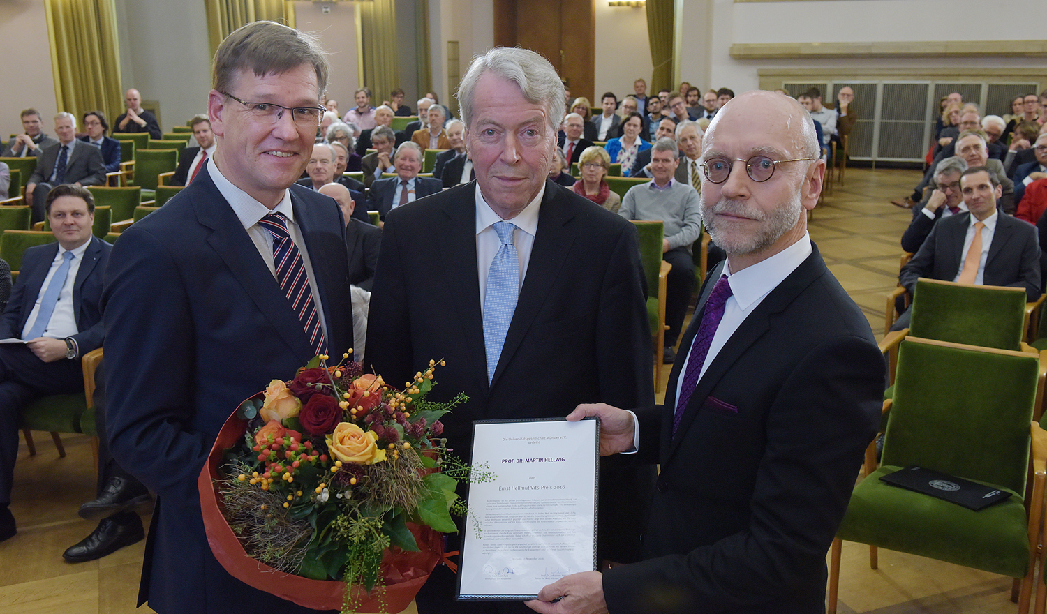Vits-Preis 2016 an Volkswirt Martin Hellwig verliehen