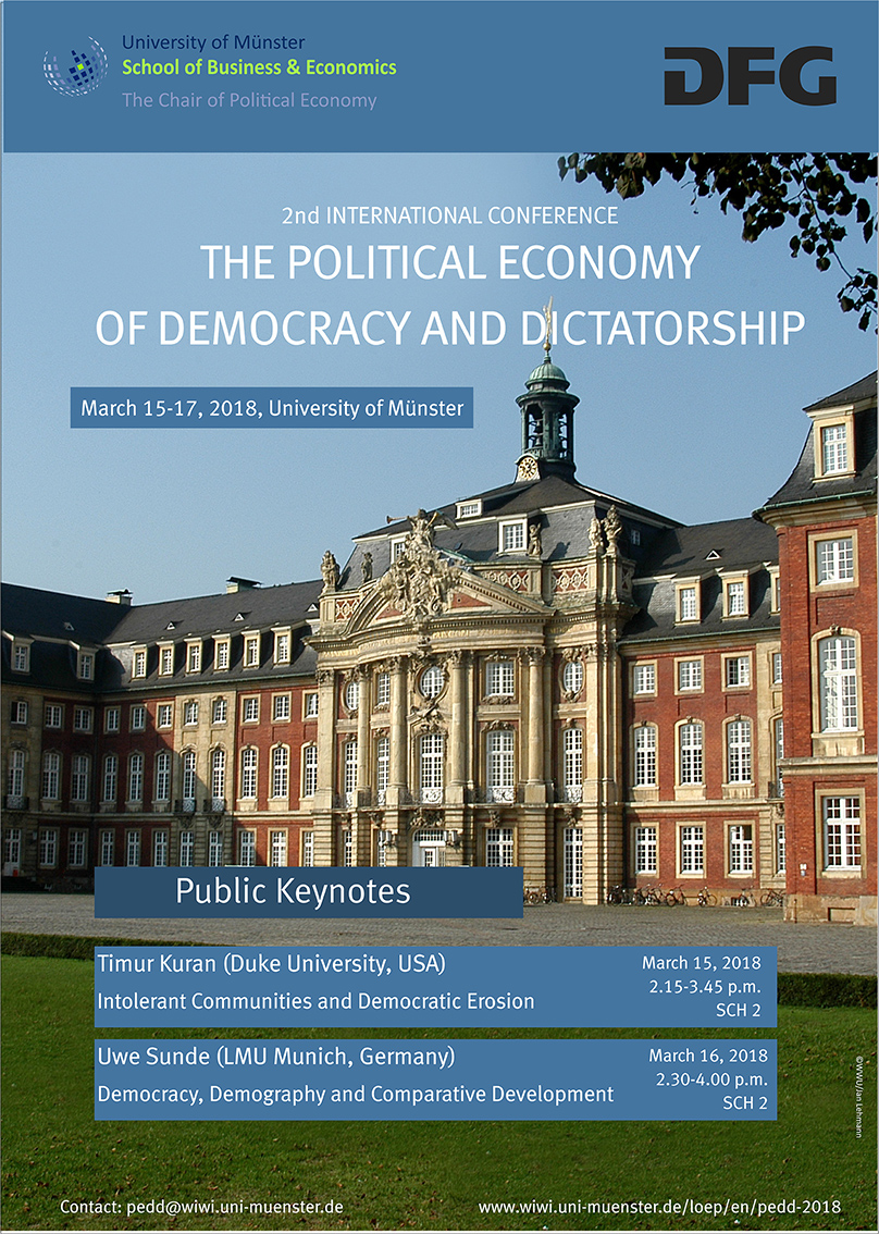 Über die Entwicklung von Demokratien und Diktaturen